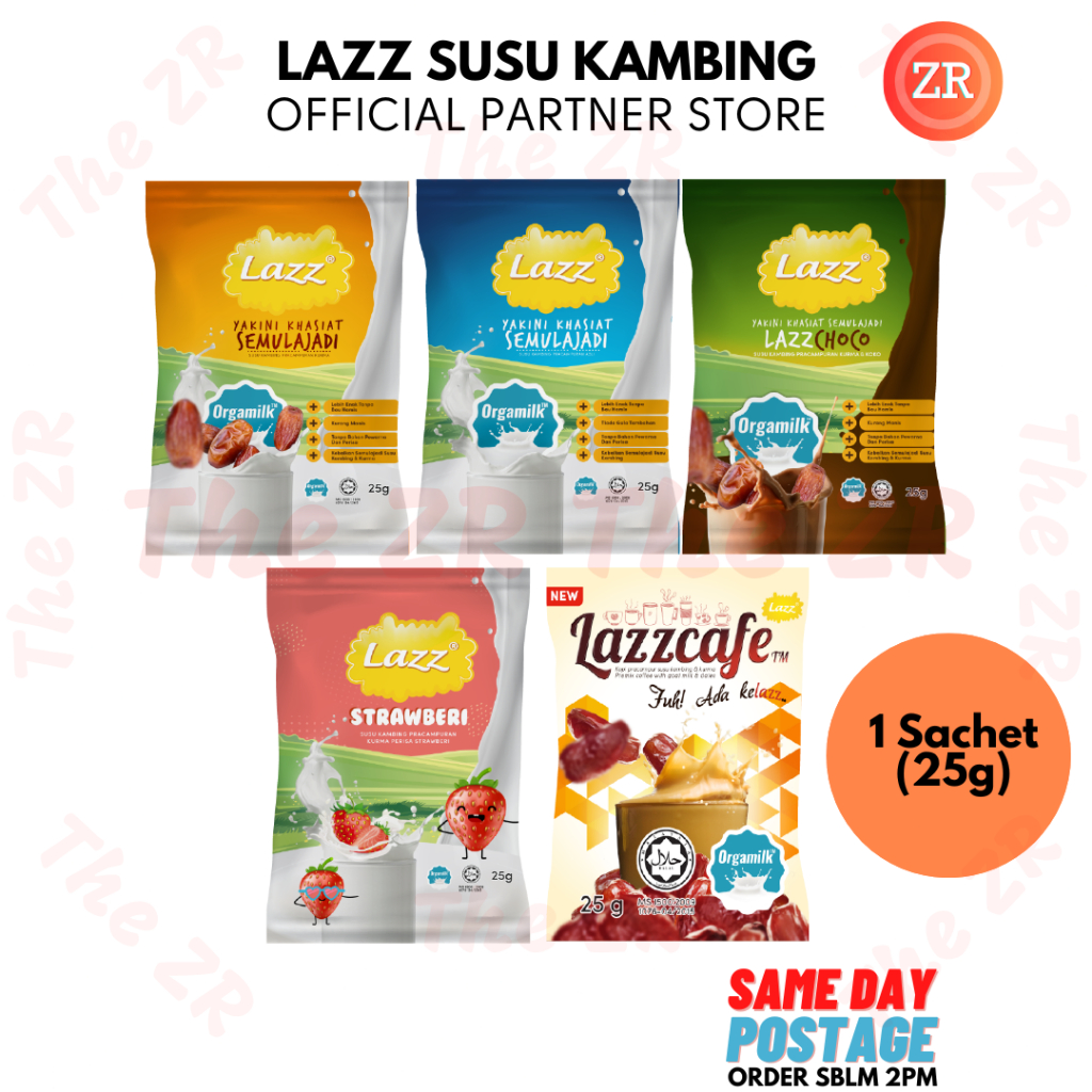 ZR LAZZ Susu Kambing Sachet Trial Sample Tester Pack Original HQ [ Asli ...