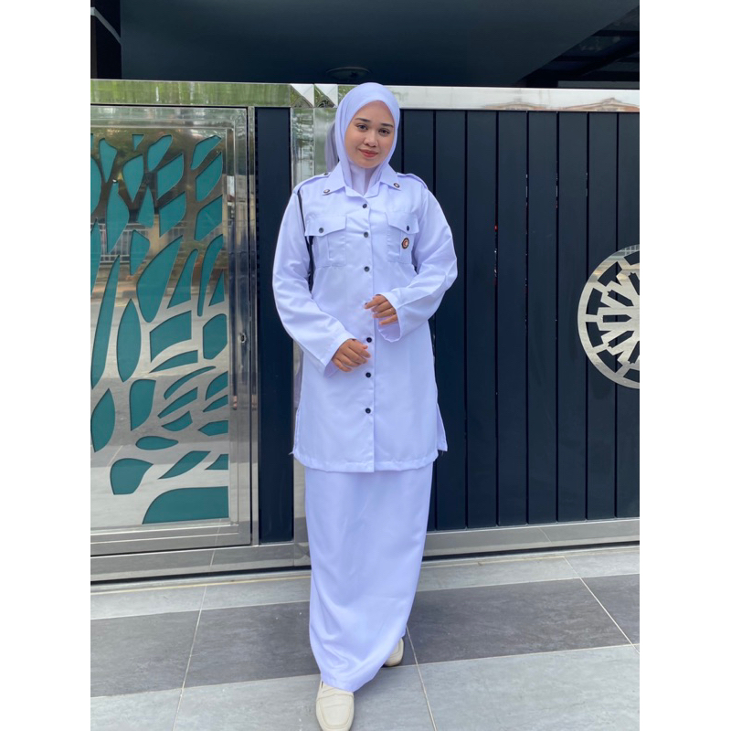 UNIFORM BULAN SABIT MERAH MALAYSIA MUSLIMAH ( BSMM / PBSM) | Shopee ...