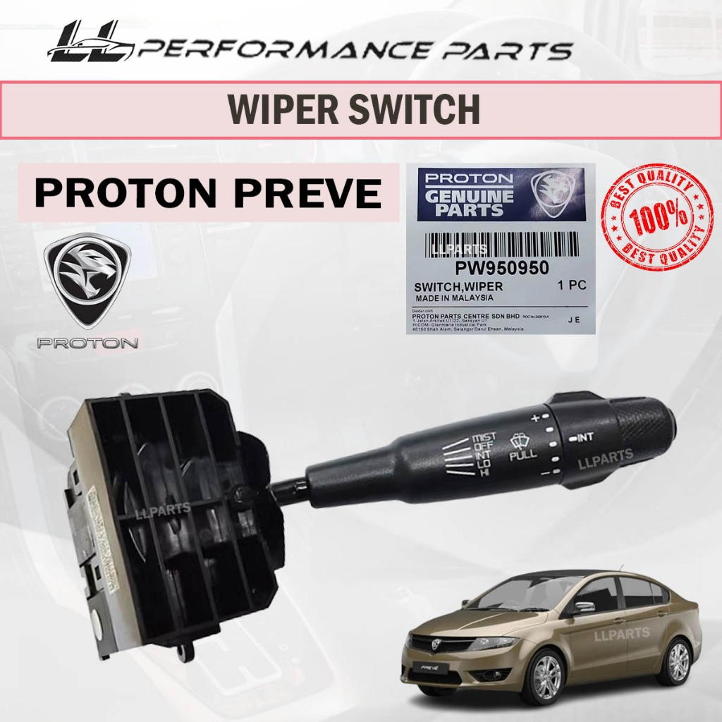 Original Proton Preve Windshield Wiper Switch Wiper Suis Wiper Contol ...