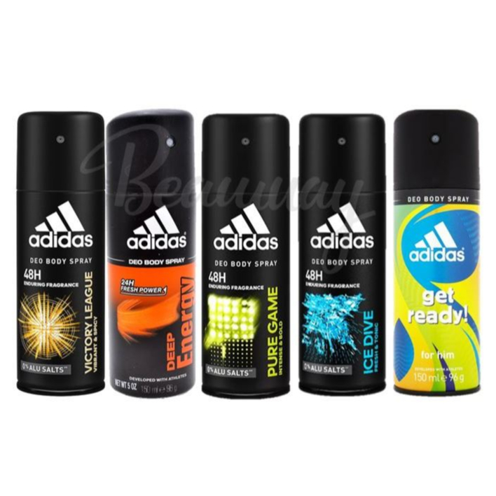 Adidas Men Deodorant Body Spray For Him 150ml | Shopee Malaysia