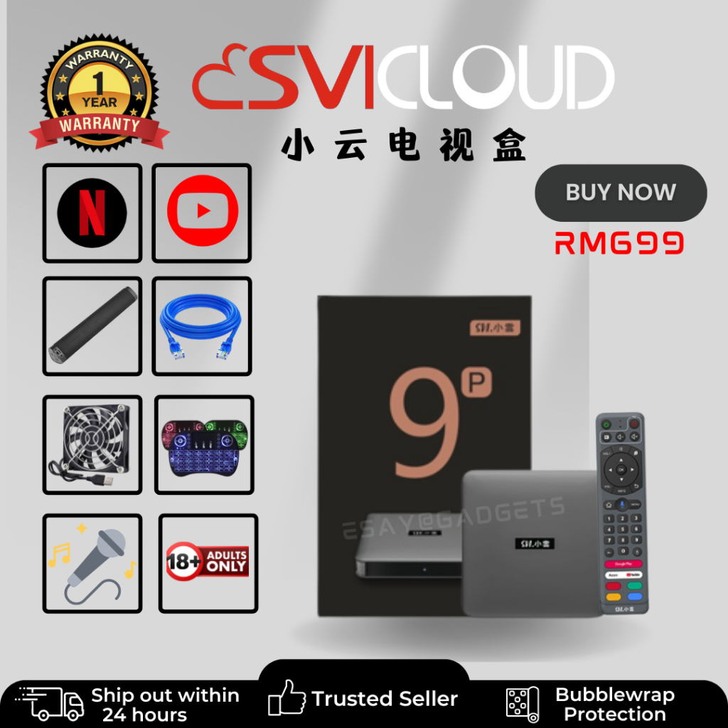 【SVCLOUD 9P 9S 9MAX】 LIFETIME AFTER-SALES终身售后服务 | Shopee Malaysia