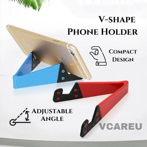 VcareU V-Shape Phone Stand Tablet Stand Adjustable Angle Compact DESIGN ...
