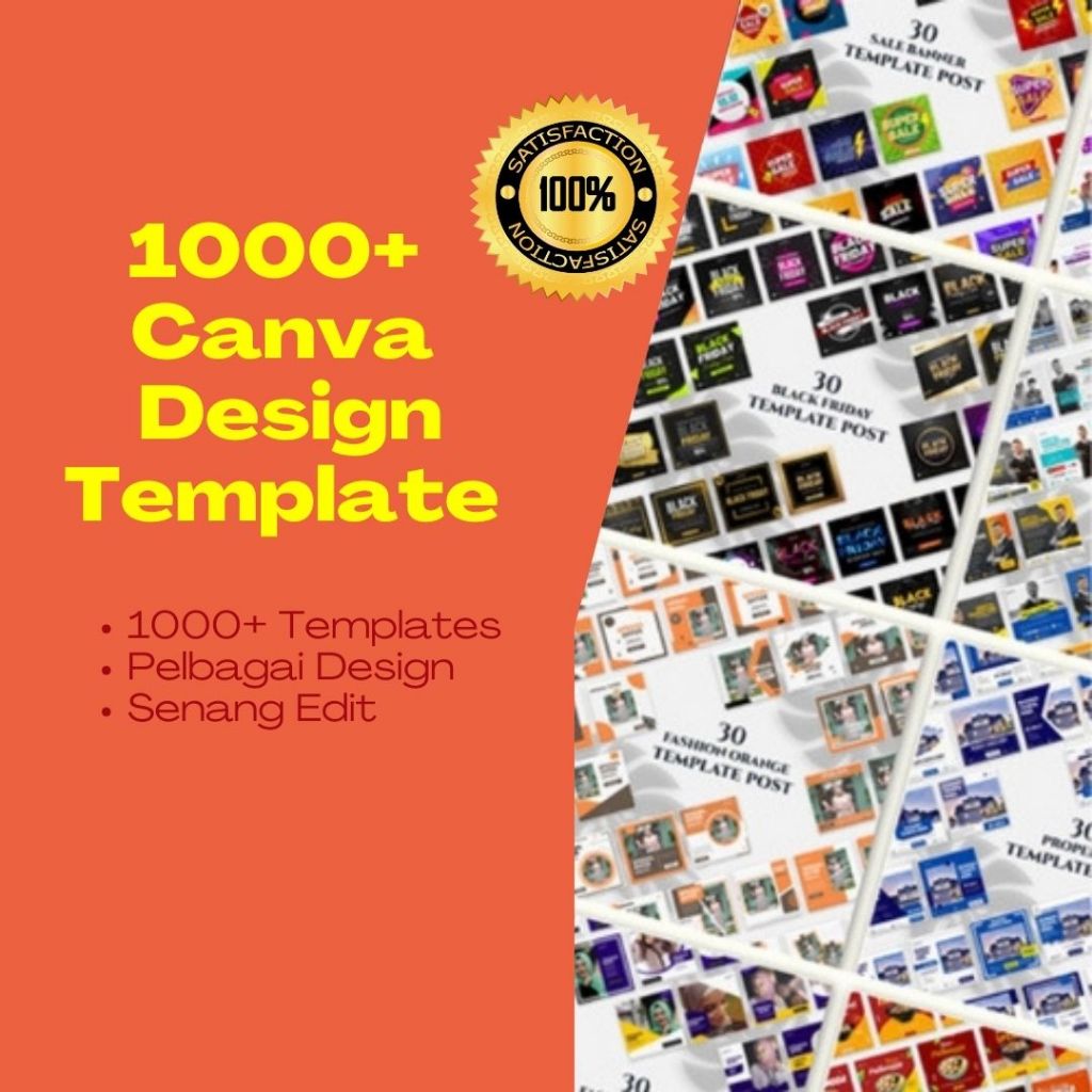 1000++ Canva Templates | Multiple Category Template Bundle | Editable ...