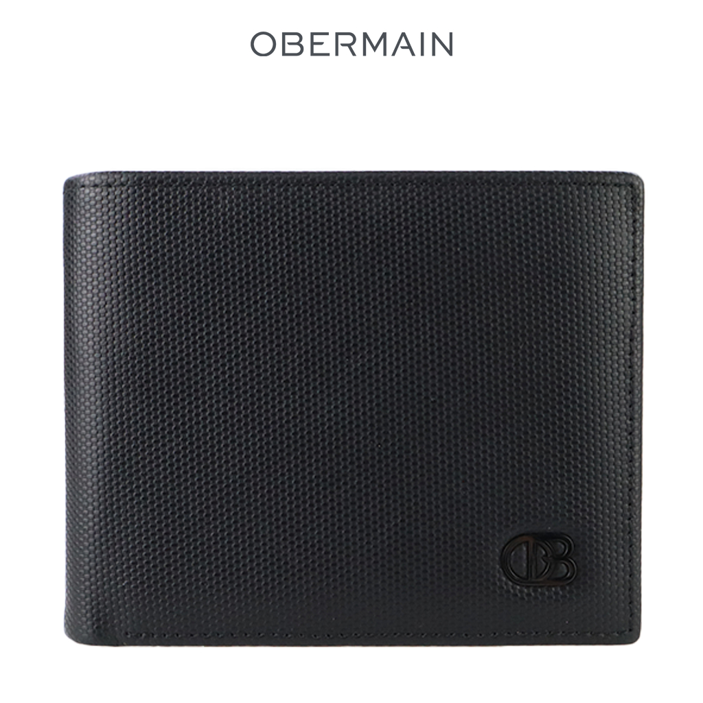 OBERMAIN RFID Short Wallet / Genuine Leather / Black / OBW233G2 ...
