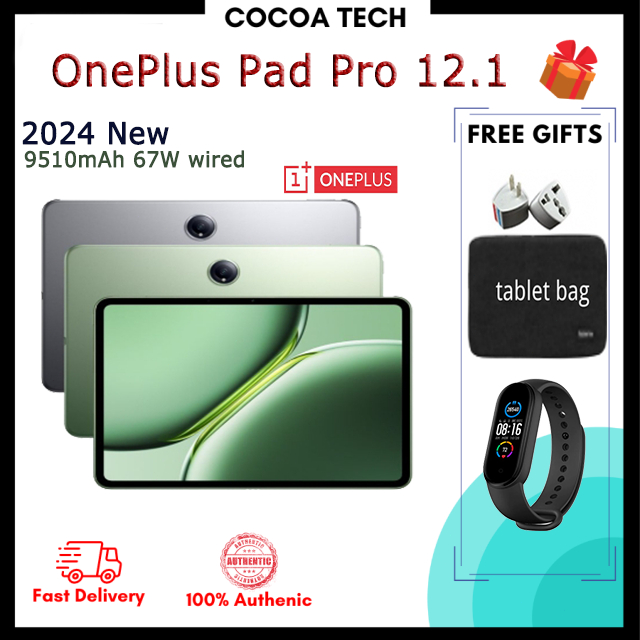 【Newset】OnePlus Pad Pro 12.1 inches 9510mAh 67W wired Android 14 16 ...