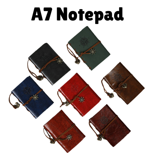 W29 A7 Notebook Pirate ship design travel diary loose-leaf notepad for ...