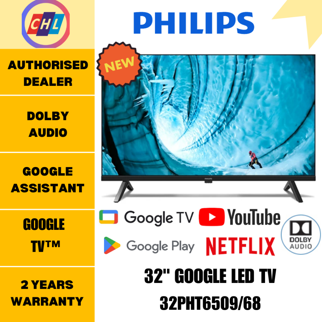 PHILIPS [NEW ARRIVALS] 32" GOOGLE HD LED TV 32PHT6509/68 - PHILIPS 2 ...