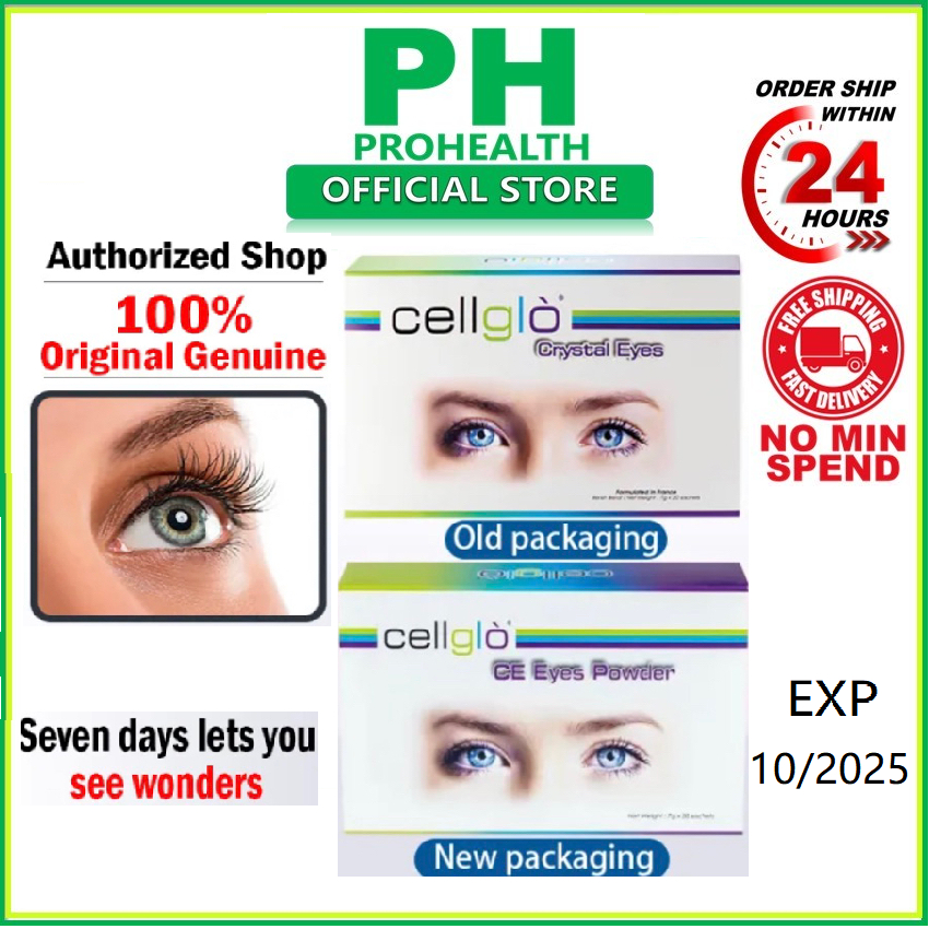 📣【原裝盒子】cellglo Crystal eyes 水晶眼 cellglo crystal eye 水晶眼睛1 盒20包 正品 ...