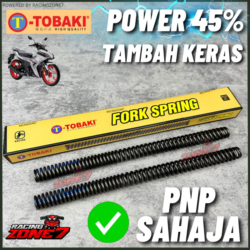 100% TOBAKI RACING Spring Fork Y15ZR Y16 LC135 RS150 RSX150 VF3i RSX150 | Y15 V1 V2 LC RS150 SCK ...