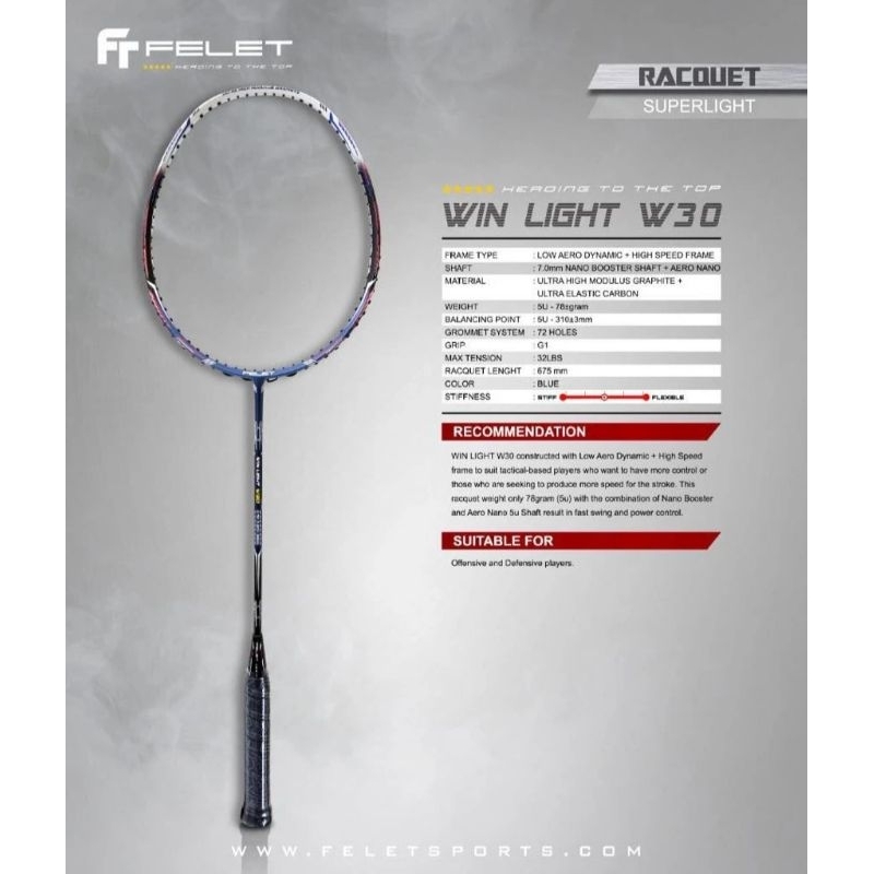 FELET WIN LIGHT W30 5U READYSTOCK & 100% ORIGINAL | Shopee Malaysia