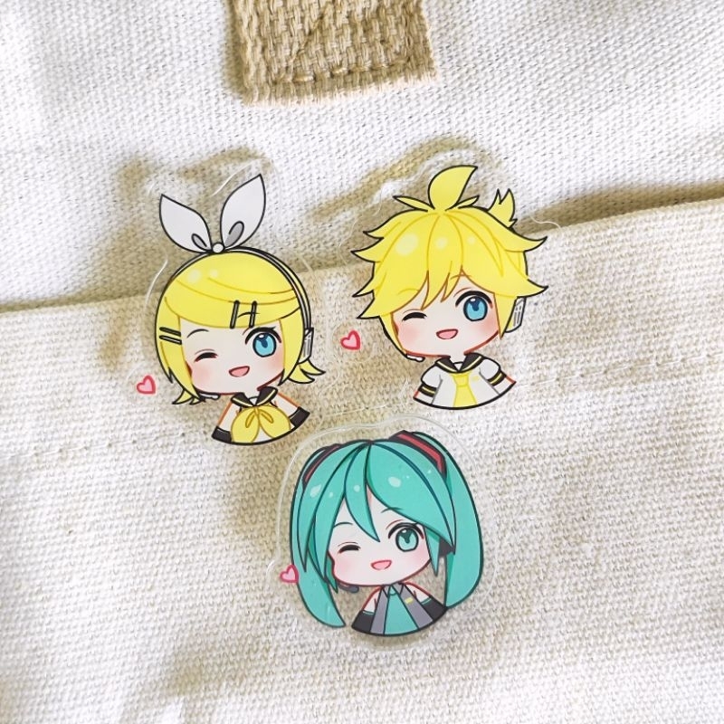 REN'S ART SHOP - Vocaloid *Acrylic Badge* ( Hatsune Miku I Kagamine Rin ...