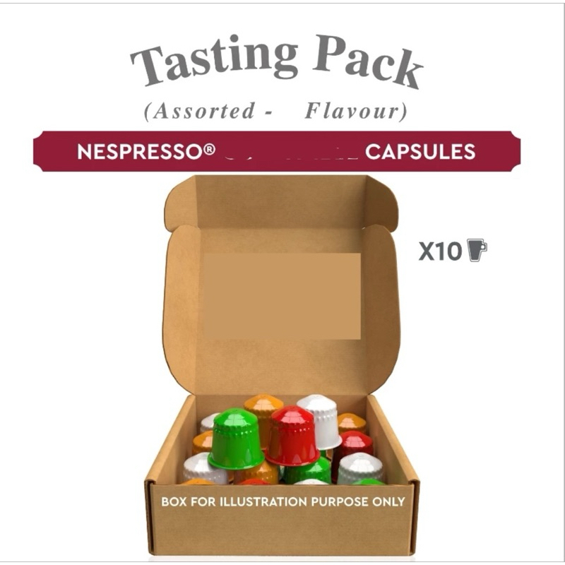 *Promo * Nespresso Tasting Pack Assorted Flavours (10 capsules) - Fast ...