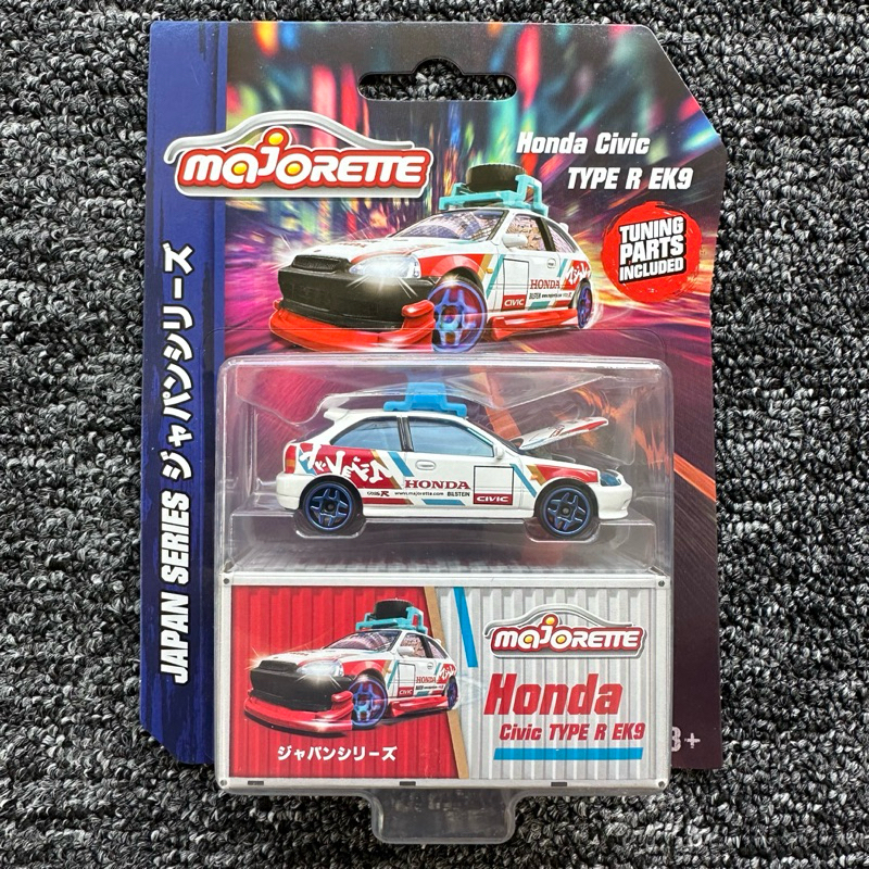 MAJORETTE JAPAN SERIES Deluxe Cars Honda Civic Type R EK9 (Tuning Parts ...
