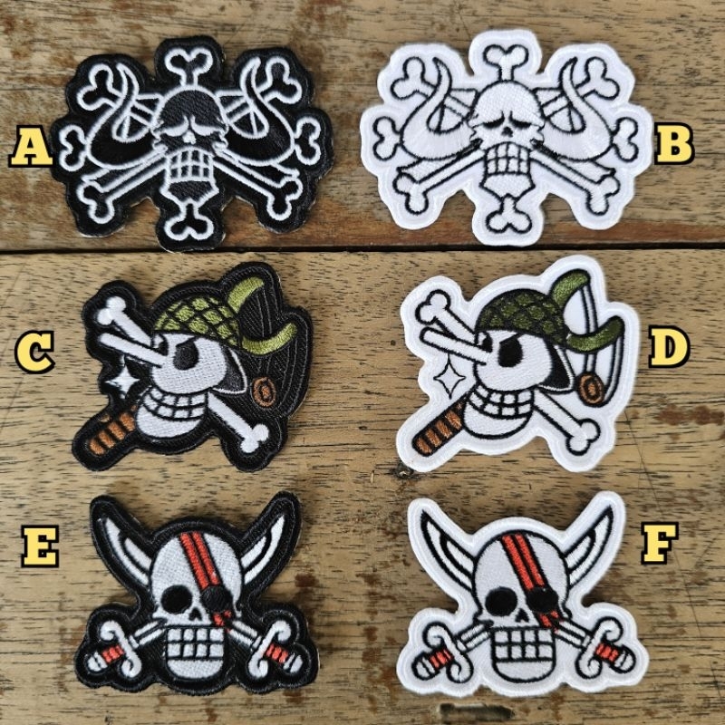 One Piece Anime embroidery patches 07 (Ready Stock). | Shopee Malaysia