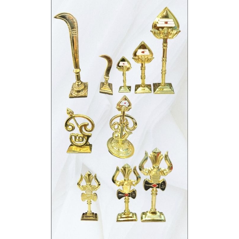 Gold Om Vel Idol || Om Vel Idol for Car Dashboard/ Pooja || Gold Om Vel ...