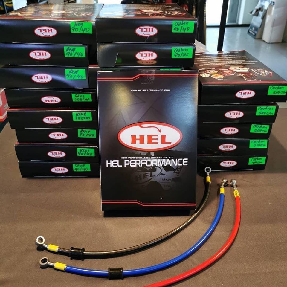 HEL Performance Brake Hose Stainless Steel Braided Brek Line RXZ Y15 ...