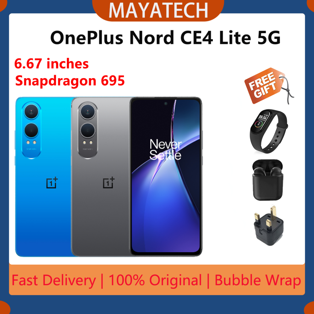 【Global Rom】OnePlus Nord CE4 Lite Snapdragon 695 5G Dual Sim 256GB(8GB ...