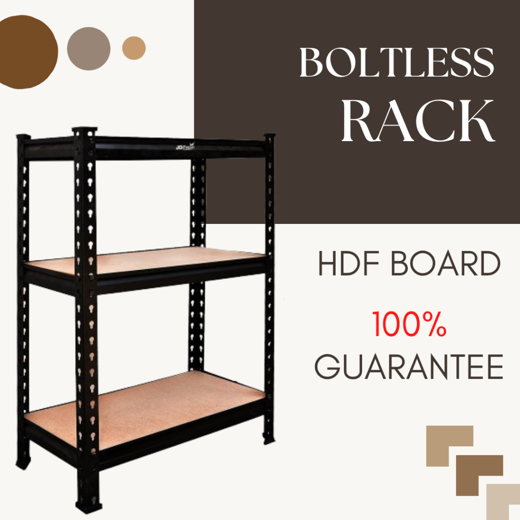 RACK BOLTLESS 3 LEVEL / TABLE / STORAGE / SHELF / CABINET / DAPUR ...