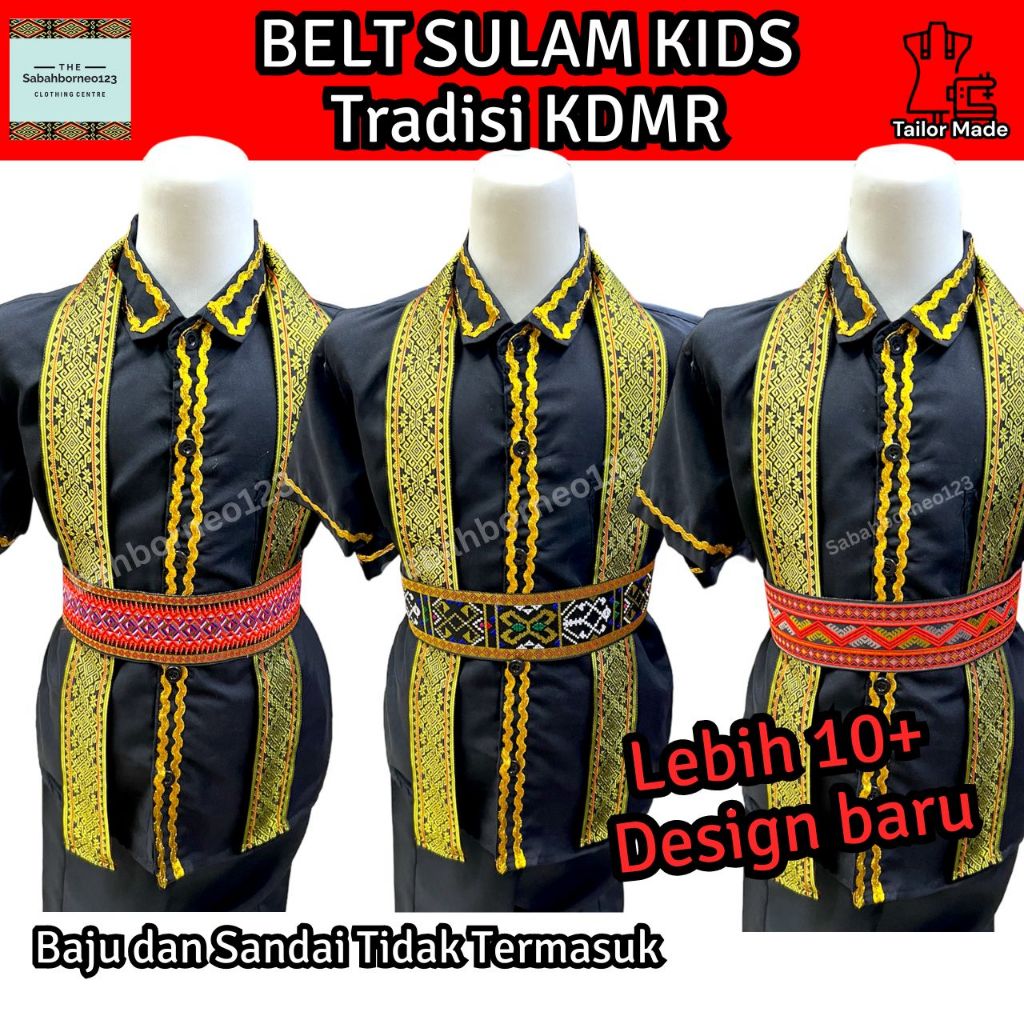 Belt Kids/adult Tradisi Kadazan Dusun KDMR Pakaian tradisi budak ...