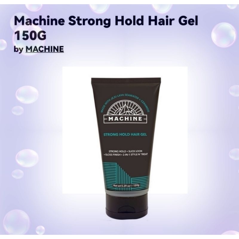 MACHINE Strong Hold Hair Gel 150g | Shopee Malaysia