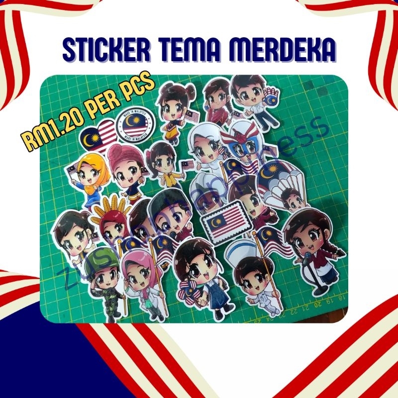 sticker merdeka 2024 Not for Sabah and sarawak | Shopee Malaysia