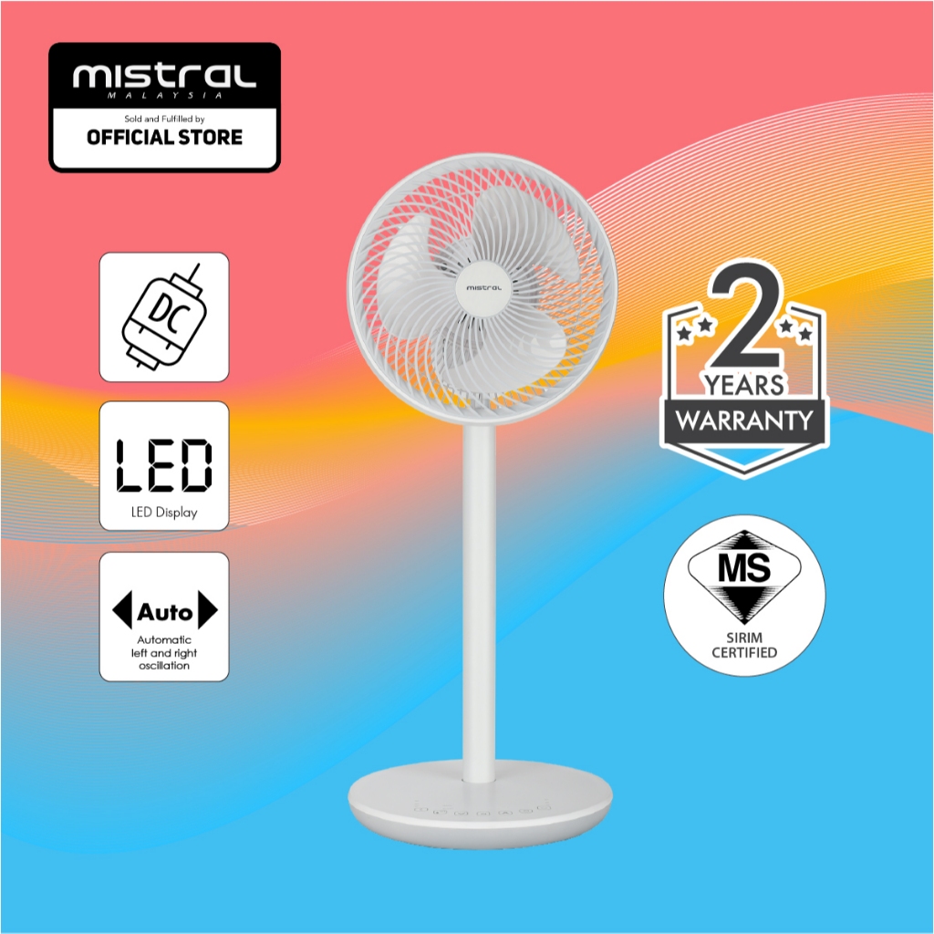 Mistral Mimica High Velocity Stand Fan with Remote Control (10 ...