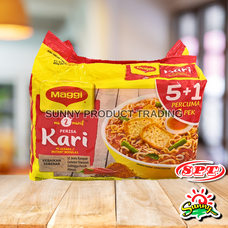 (79g x 6pcs) Maggi Mi 2 Minit Perisa Kari Mi Segera Instant Noodles Curry Flavour Halal | Shopee ...