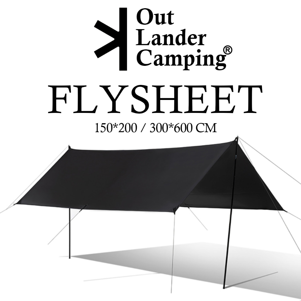 OUTLANDER Flysheet Camping Kemah Camping Ground Sheet Waterproof Tent ...