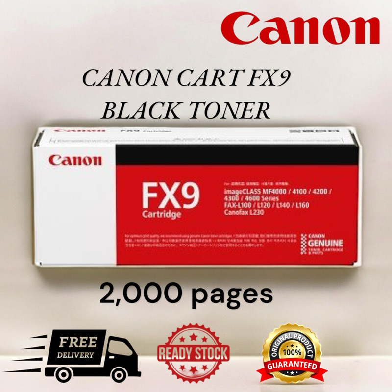 CANON CART FX9 Original Laserjet Toner Cartridge | Shopee Malaysia