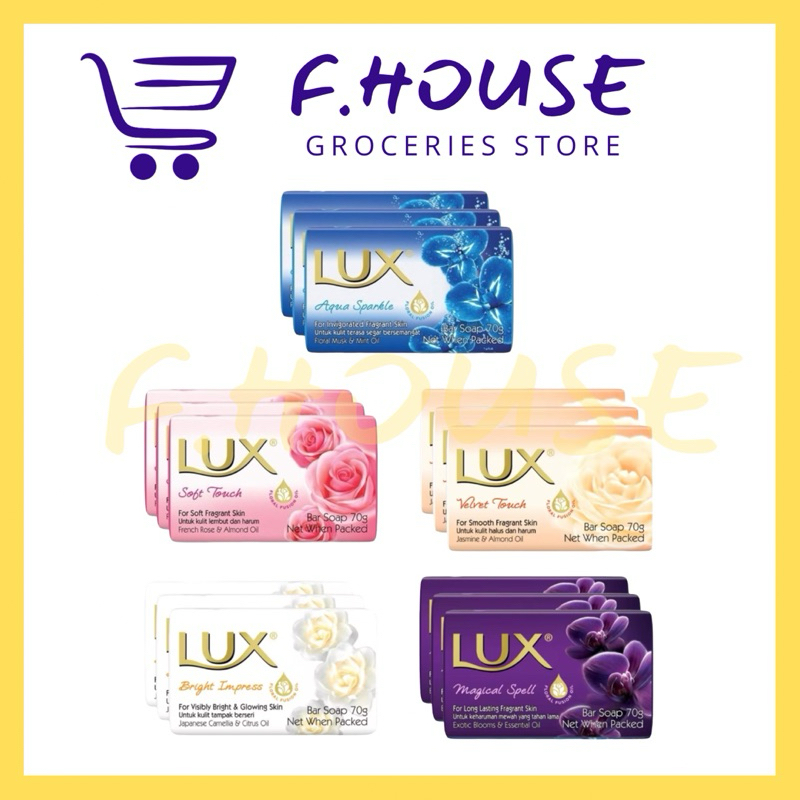 Lux Beauty Bar Soap (70g X 3’s) | Shopee Malaysia