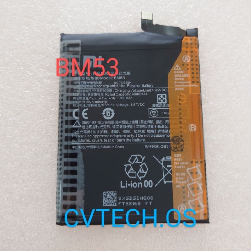 Mi 10T / 10T Pro / K30s Battery BM53 5000mAh M2007J3SY Bateri | Shopee ...