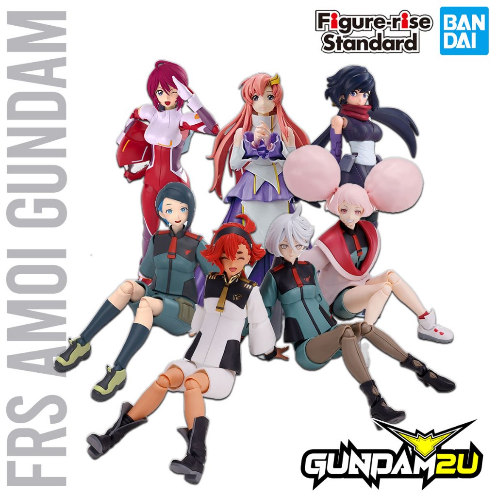 BANDAI FRS Gundam Girl Series Lacus Suletta Ayame Miorine Lunamaria ...