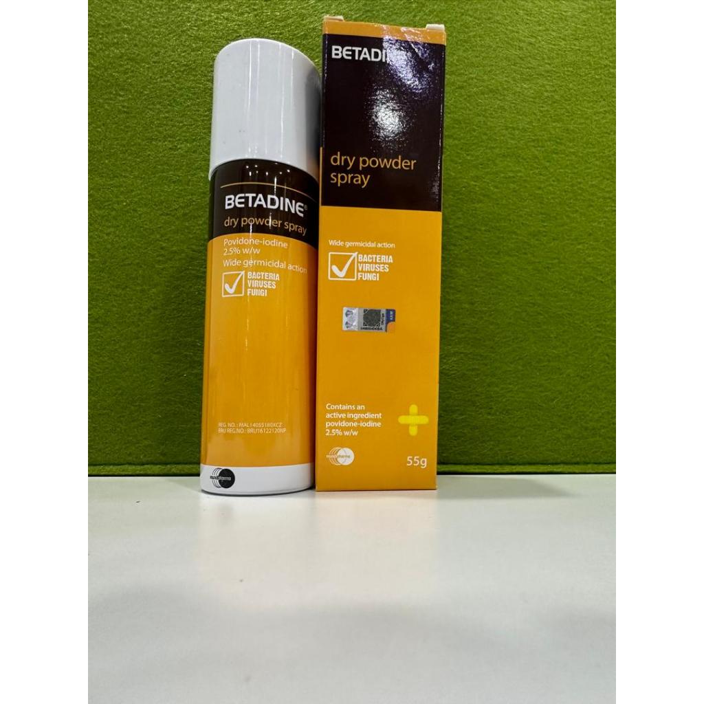 BETADINE DRY POWDER SPRAY 55G | Shopee Malaysia