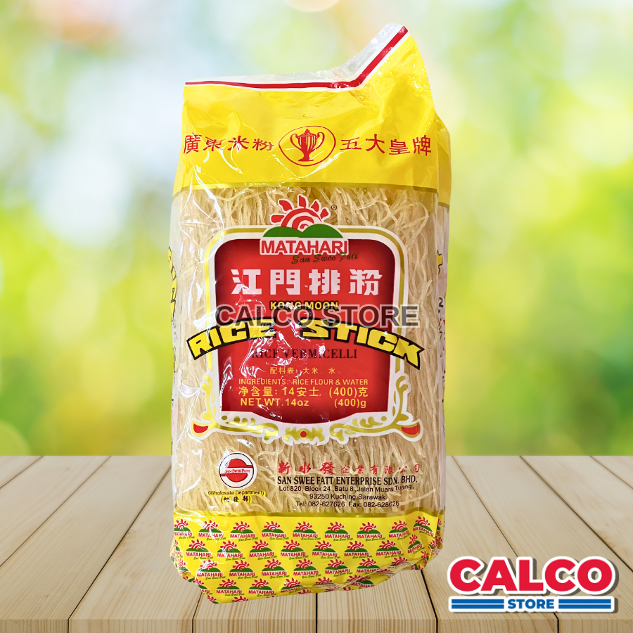 400g Matahari Brand Kong Moon Rice Stick Vermicelli Bihun China 太阳牌江门排粉 ...