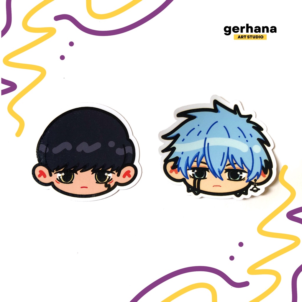 Mashle : Magic and Muscle | Mash Burnedead Lance Crown Chibi Sticker ...