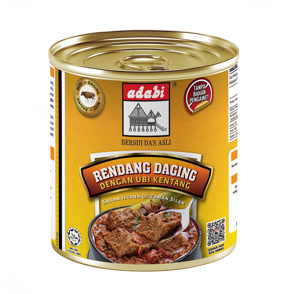 Adabi Rendang Daging 280g | Shopee Malaysia