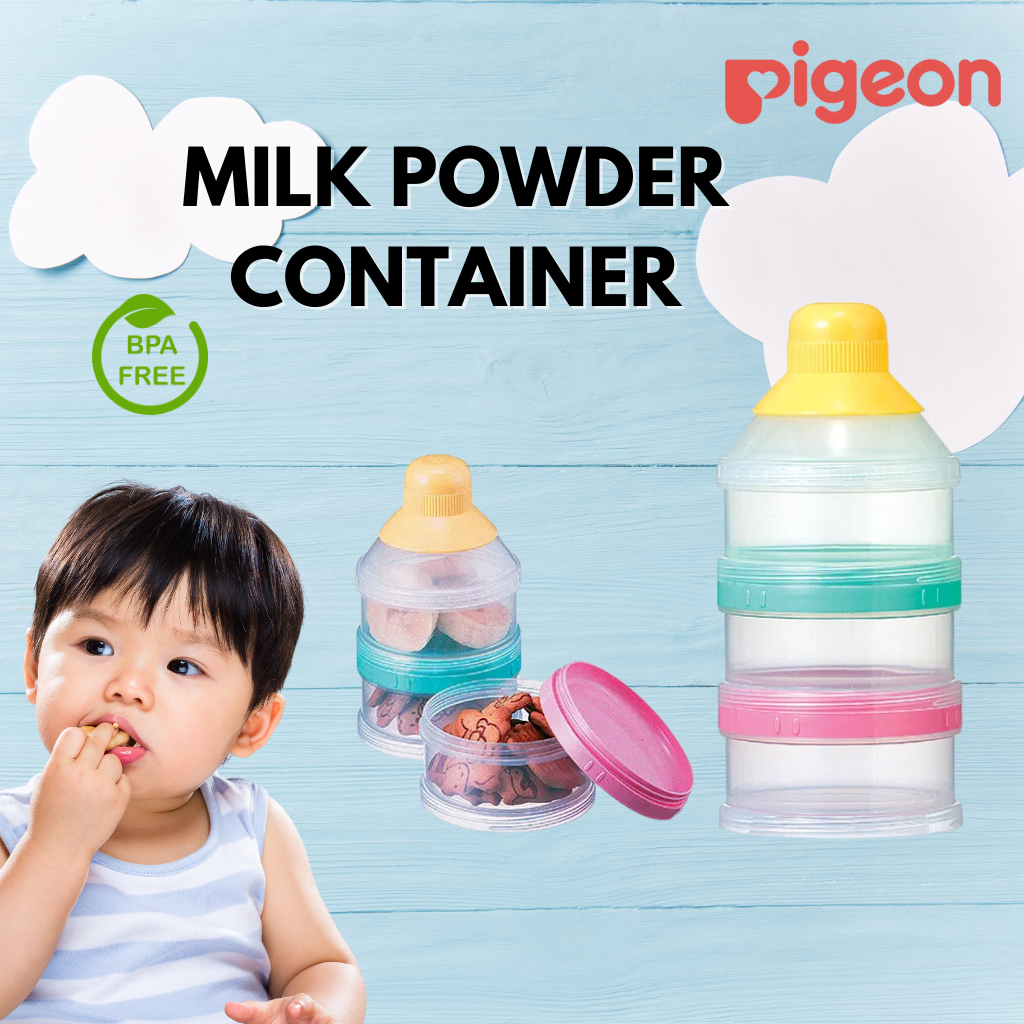 PIGEON MILK POWDER CONTAINER /MULTIPURPOSE STACKABLE CONTAINER | Shopee ...
