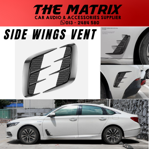 Car Side Wing Fender Air Vent Carbon One Pair | Shopee Malaysia