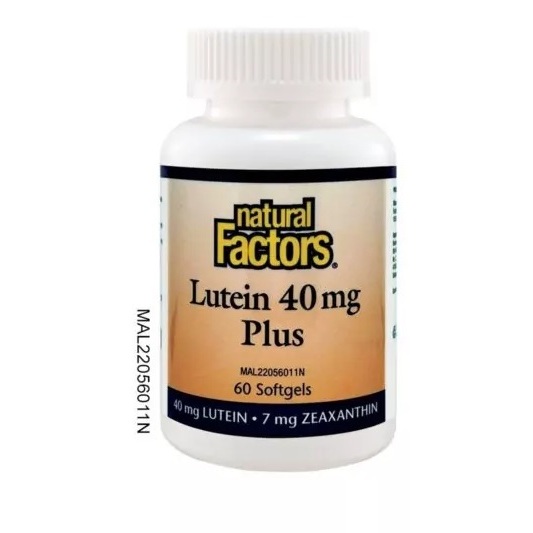 Natural Factors Lutein 40mg | Shopee Malaysia