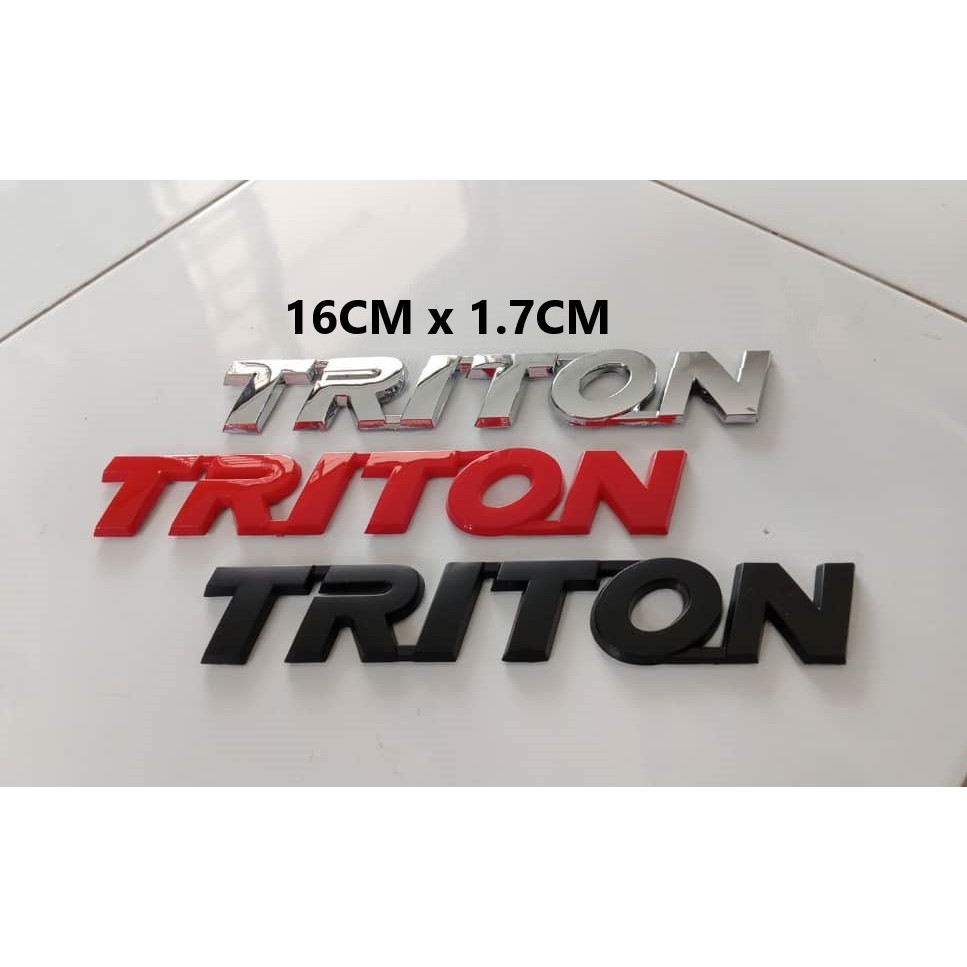 MITSUBISHI TRITON 4X4 4WD EMBLEM LOGO | Shopee Malaysia