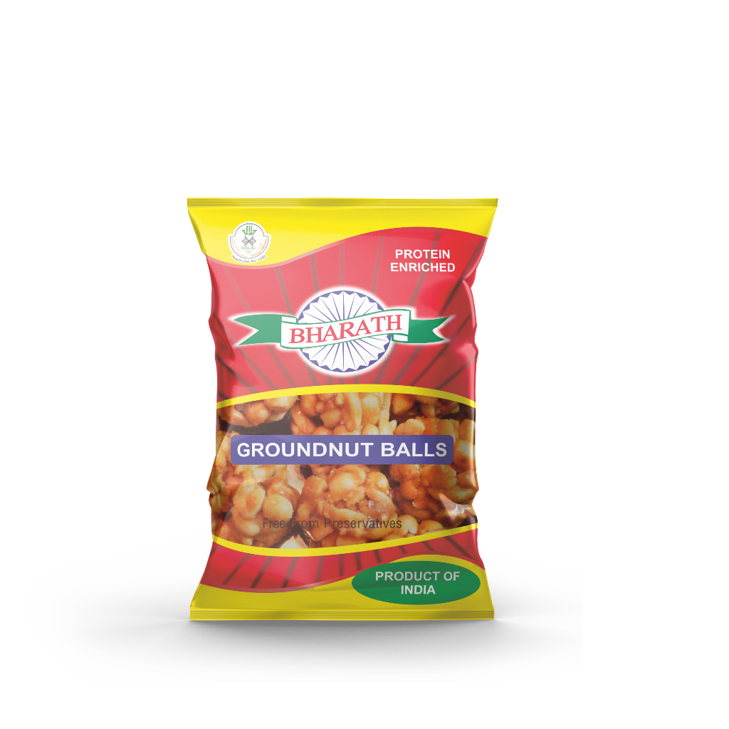 BHARATH GROUNDNUT BALLS 90G (PACK OF 2) / கடலை உருண்டை | Shopee Malaysia