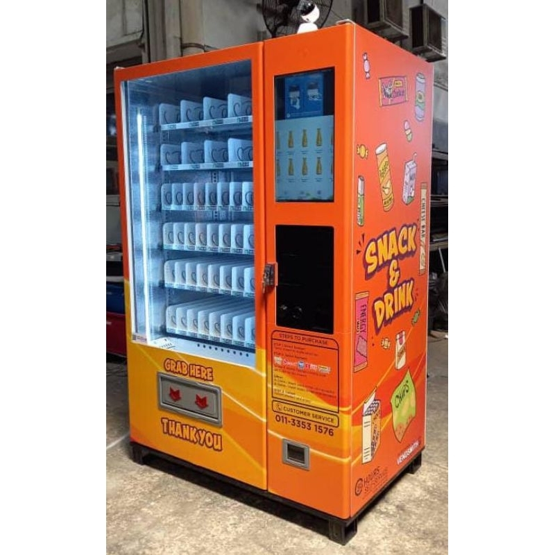 Vending Air Snek Combo Compressor22inci Screen Besar Storage Besar (2 ...