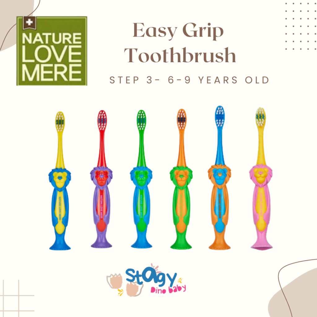 [🇲🇾READY STOCK] Nature Love Mere Baby Easy Grip Toothbrush (Step 3-6-9 ...