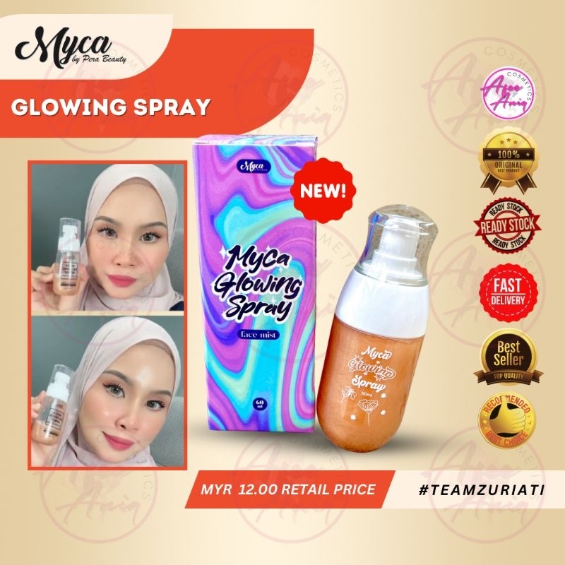 🔥MYCA GLOWING SPRAY ORIGINALLL HQ💯 | Shopee Malaysia