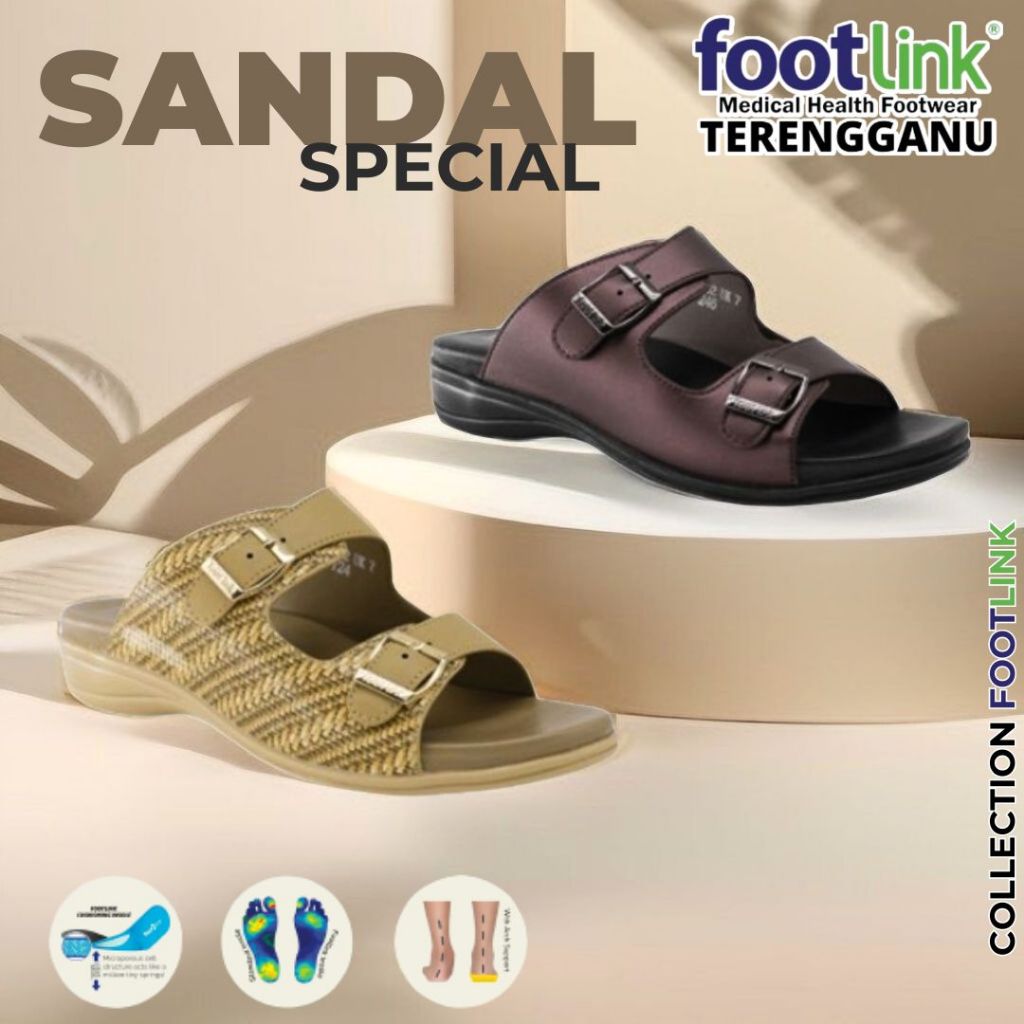 Footlink RS 3102 & RS 0202 Health Shoe Women Sandal | Shopee Malaysia