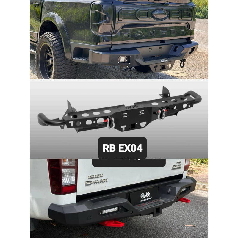 EXSPIDER 3 rear bumper bull bar hilux revo rocco rogue triton dmax ...