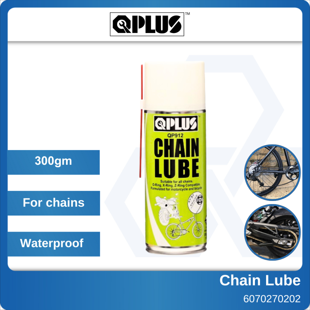 QPlus QP912 Chain Lube/Dry Lube/Oil Lubricant for Motorcyle & Bicycle ...