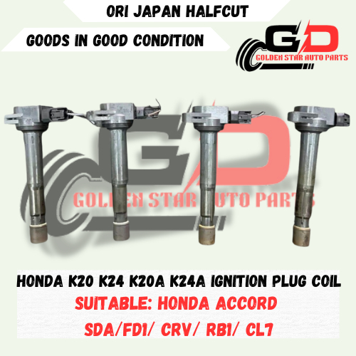 Honda K20 K24 K20A K24A Ignition Plug Coil For Honda Accord SDA/FD1 ...