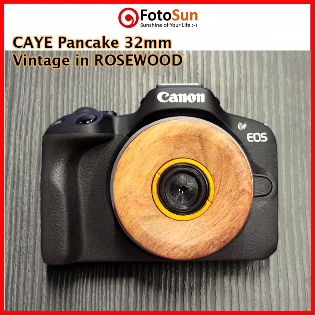 CAYE 32mm pancake Vintage plastic lens for Canon RF and Fujifilm X ...