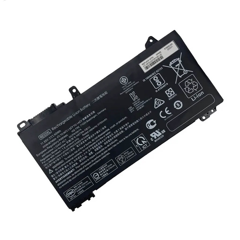 HP RE03XL ProBook 430 440 445 445R 450 G6 455 455R G6 G7 HAN 66 Pro 14 ...